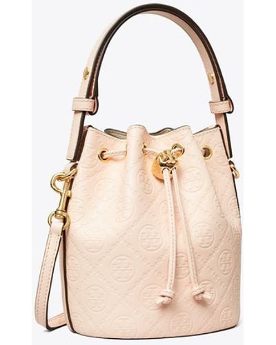 Pink Tory Burch Bucket bags and bucket purses for Women | Lyst