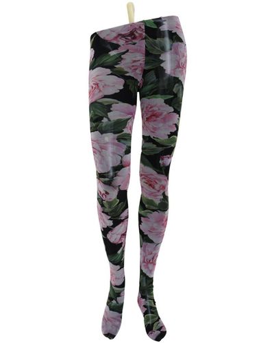 Black and Purple Tights and pantyhose for Women | Lyst