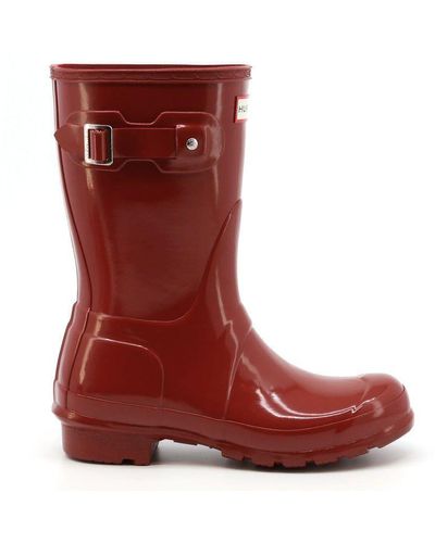 Red HUNTER Boots for Women | Lyst