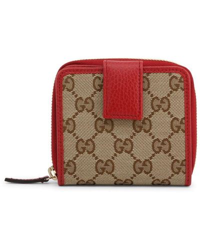Red Gucci Wallets and cardholders for Women | Lyst