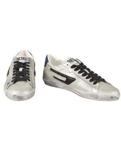 Metallic DIESEL Sneakers for Men | Lyst