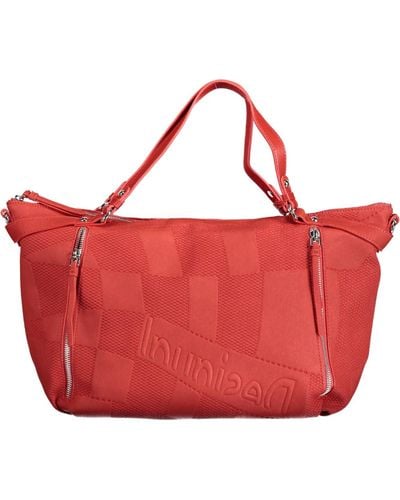 Red Desigual Tote bags for Women | Lyst