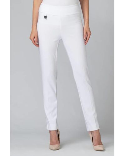 White Joseph Ribkoff Pants, Slacks and Chinos for Women | Lyst