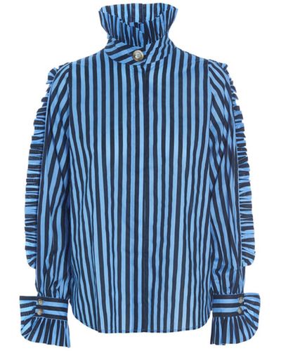 Ocean Blue Tops for Women | Lyst