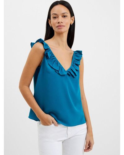 Ocean Blue Tops for Women | Lyst