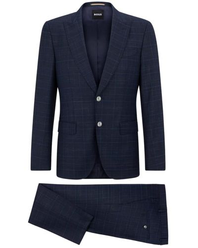 Dark Blue Suits for Men | Lyst