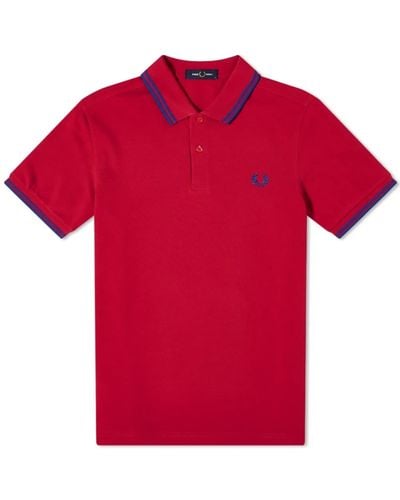 Red Fred Perry T-shirts for Men | Lyst