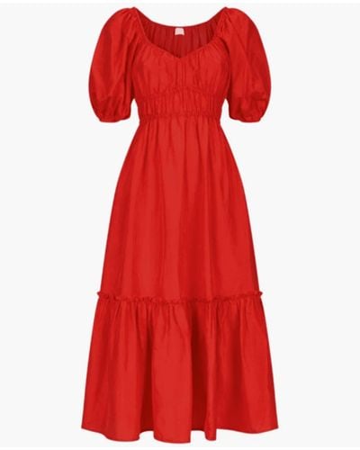 Red Pink City Prints Dresses for Women | Lyst