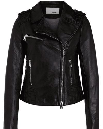 Black Ouí Jackets for Women | Lyst