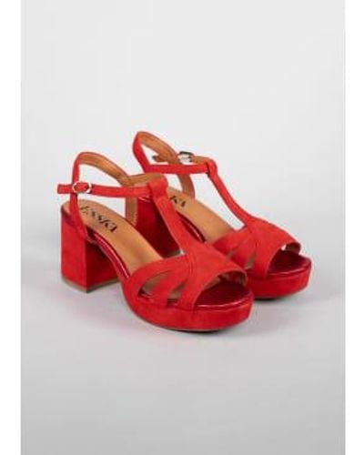 Red Esska Heels for Women | Lyst