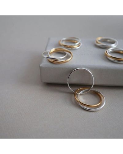 Metallic Lines & Current Rings for Women | Lyst