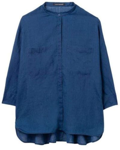 Indigo Blue Tops for Women | Lyst