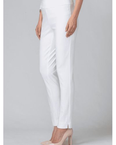 White Joseph Ribkoff Pants, Slacks and Chinos for Women | Lyst