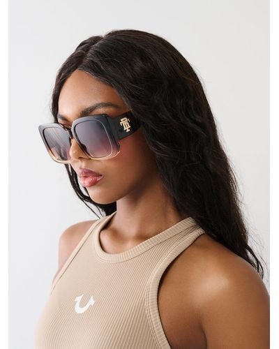 Brown True Religion Sunglasses For Women Lyst