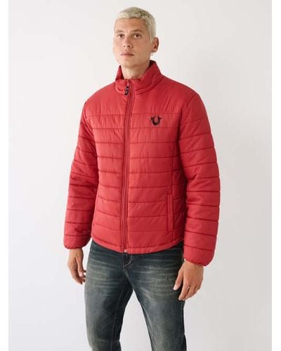 Gray True Religion Jackets for Men | Lyst