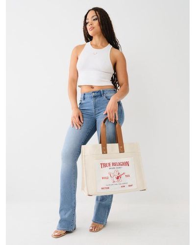 Blue True Religion Tote bags for Women | Lyst