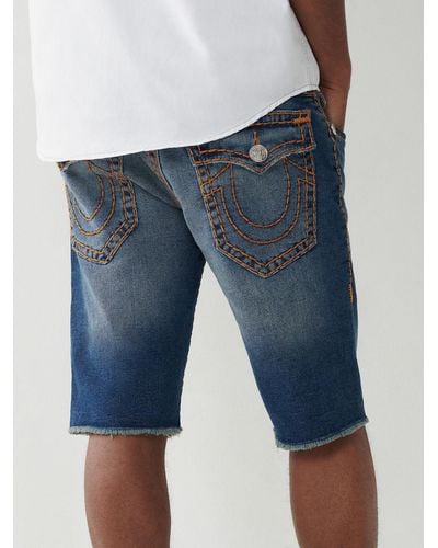 Blue True Religion Shorts for Men | Lyst