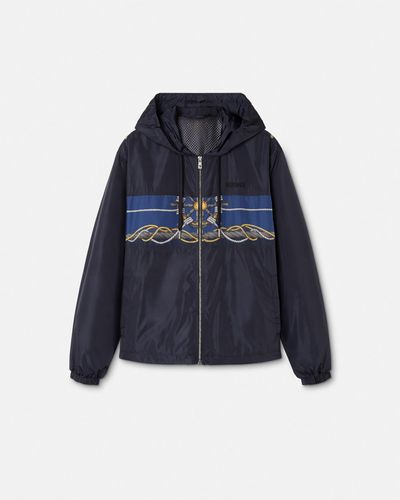 Blue Versace Jackets for Men | Lyst