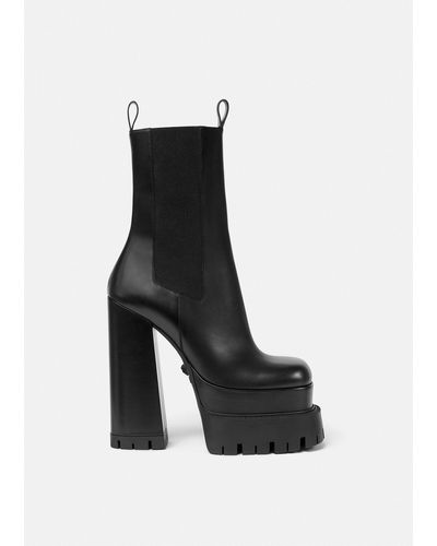White Versace Boots for Women | Lyst