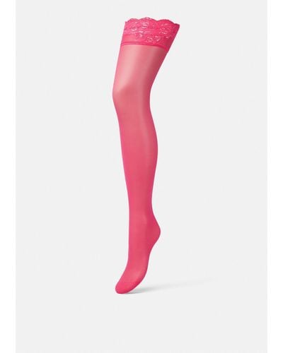 Pink and Purple Stockings for Women | Lyst