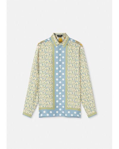 Pink Versace Shirts for Men | Lyst