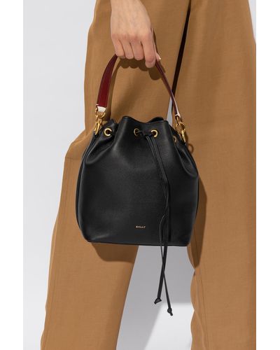 Black Bally Bucket bags and bucket purses for Women | Lyst