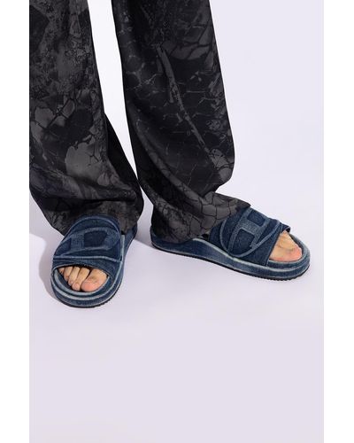 Blue DIESEL Sandals and Slides for Men | Lyst