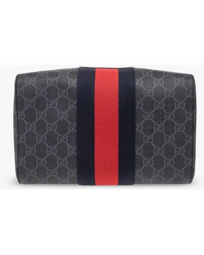Gray Gucci Makeup bags and cosmetic cases for Women | Lyst