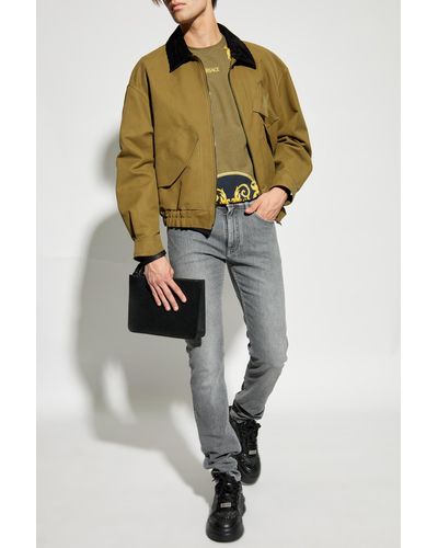 Green Versace Jackets for Men | Lyst