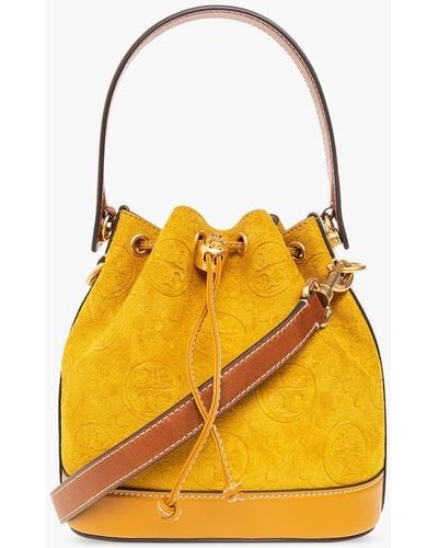 Yellow Tory Burch Bucket bags and bucket purses for Women | Lyst