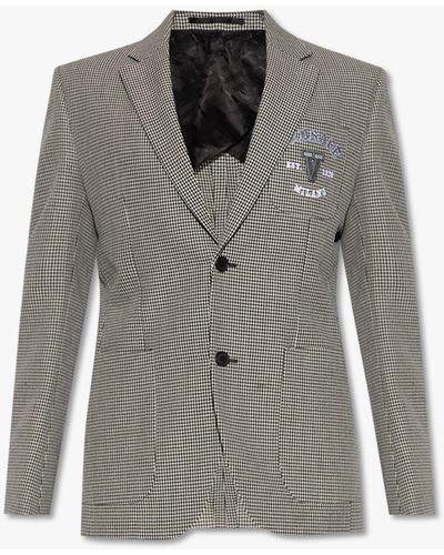 Gray Versace Jackets for Women | Lyst