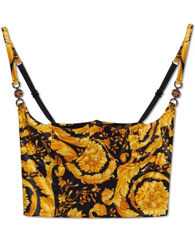 Yellow Versace Lingerie for Women | Lyst