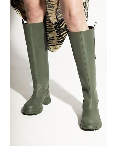 Green Ganni Boots for Women | Lyst