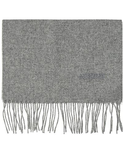Gray Moschino Scarves and mufflers for Women | Lyst