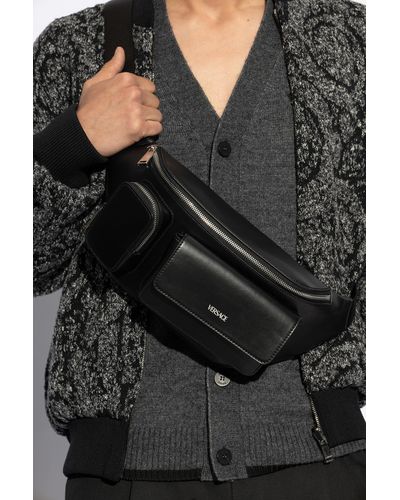 Black Versace Belt Bags and Fanny Packs for Men | Lyst