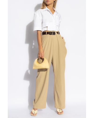 Natural Loewe Pants for Women | Lyst