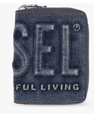 Blue DIESEL Wallets and cardholders for Women | Lyst