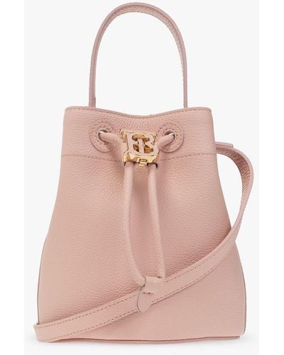 Pink Burberry Bucket bags and bucket purses for Women | Lyst