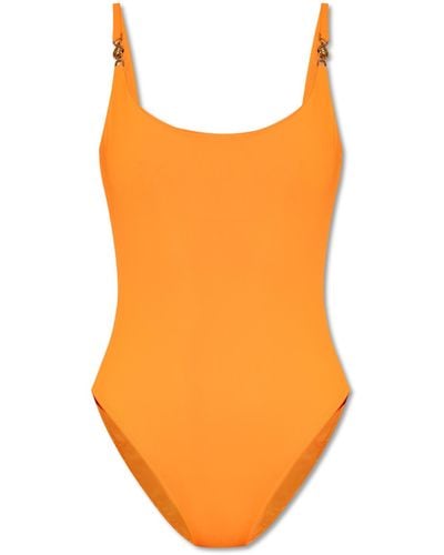 Orange Versace Beachwear and swimwear outfits for Women | Lyst