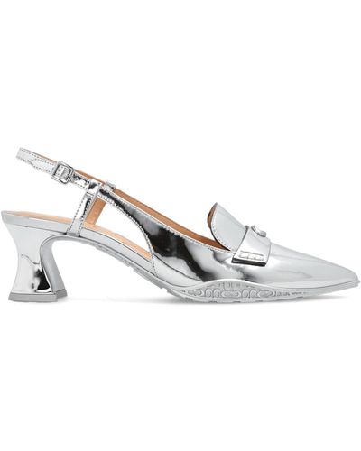 White COACH Heels for Women | Lyst
