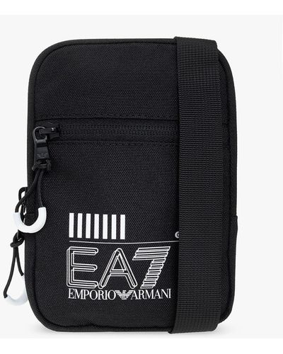 Black EA7 Shoulder bags for Women | Lyst