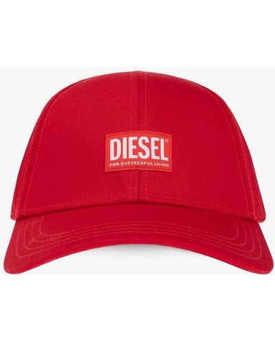 Red DIESEL Hats for Men | Lyst