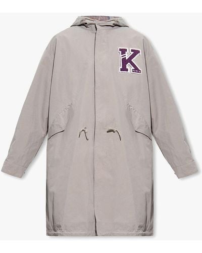 Gray KENZO Jackets for Women | Lyst