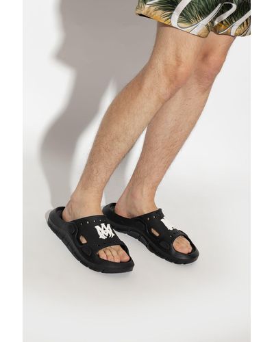 Black Amiri Sandals, slides and flip flops for Men | Lyst