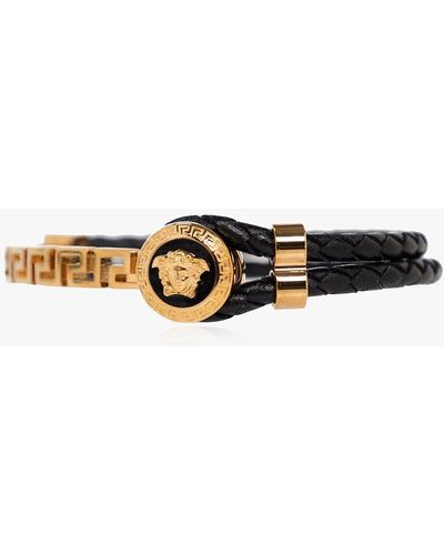 Black Versace Bracelets for Women | Lyst