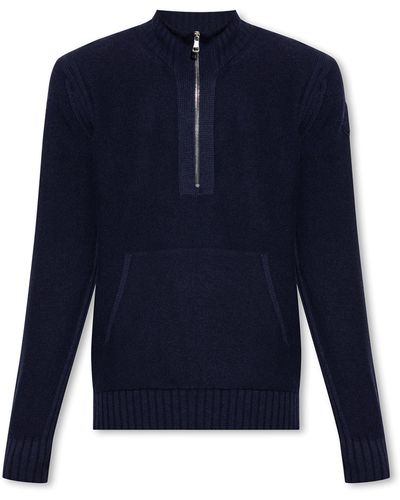 Blue Moncler Sweaters and knitwear for Women | Lyst