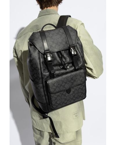Gray COACH Backpacks for Men | Lyst