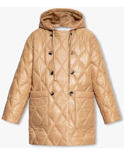 Natural Ganni Jackets for Women | Lyst