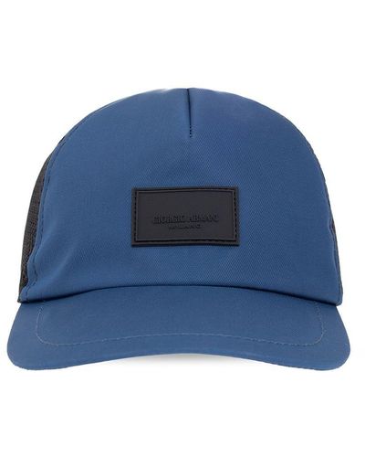 Blue Giorgio Armani Hats for Women | Lyst