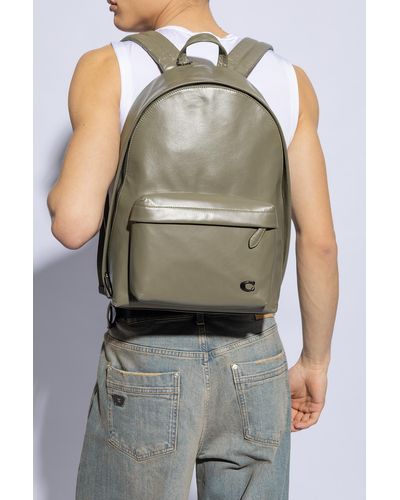 Green COACH Backpacks for Men | Lyst